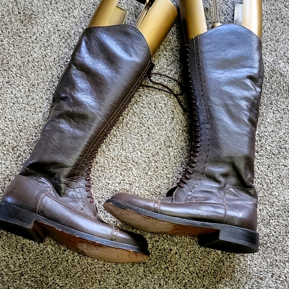 Anouk | Shoes | Anouk Brown Lace Up Boot 6 | Poshmark